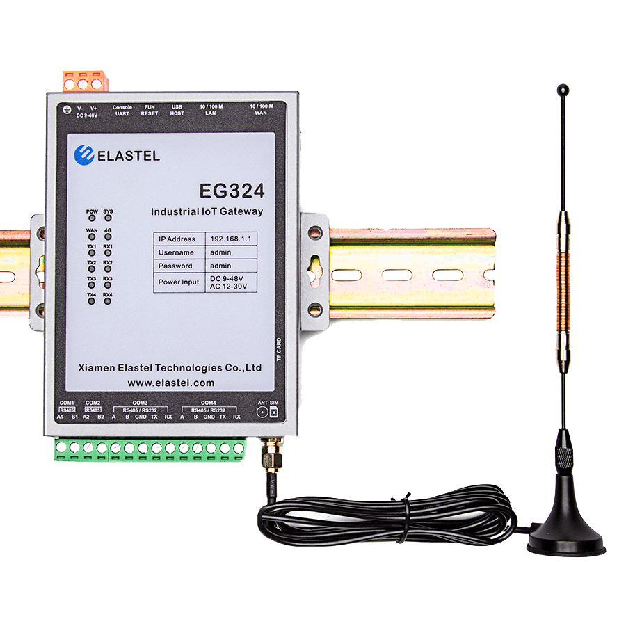 Edge Computer, Industrial 4G/LTE Gateway, WiFi HaLow - Elastel IoT