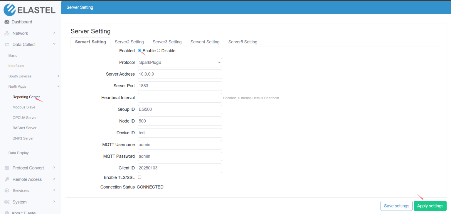 How to connect Elastel Gateway to Ignition SCADA via SparkPlugB - Elastel